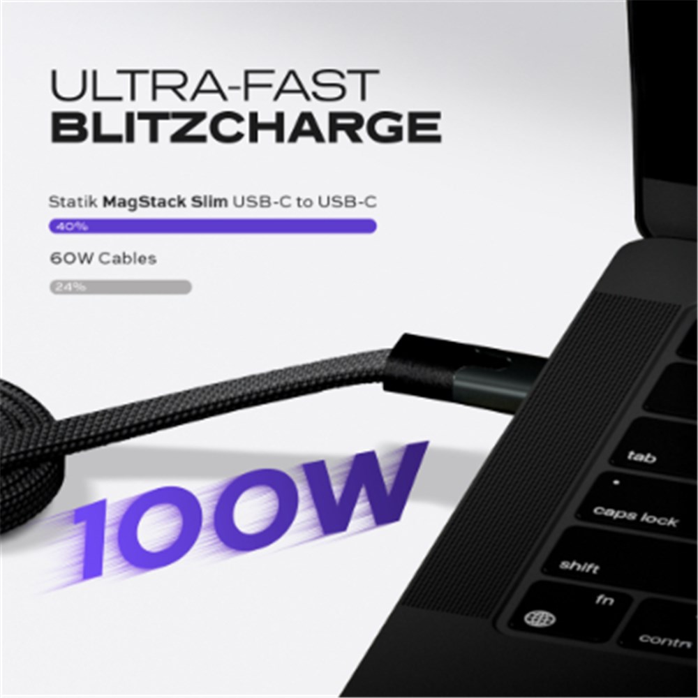 Cables, Charges & Docking Stations - Statik MagStack Slim Pro USB-C To ...